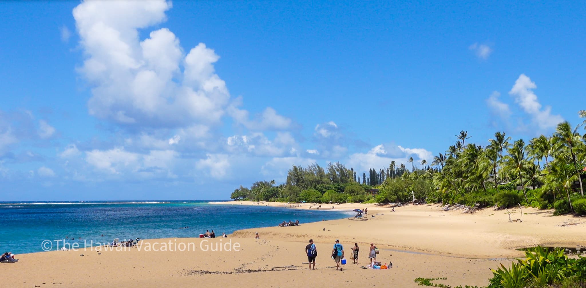 Haena Beach Park, Kauai: Outside the State Park, no permits!